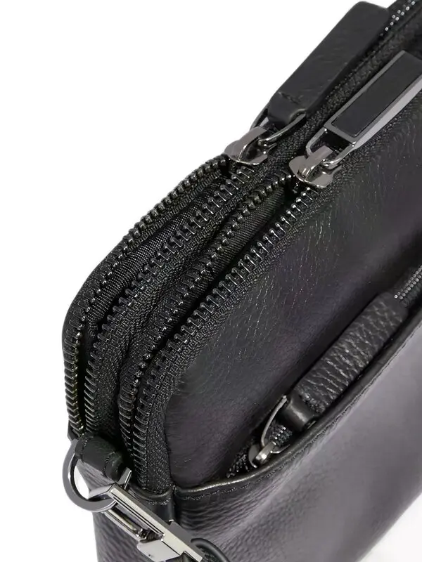 PIQUADRO Grained Leather Clutch Bags