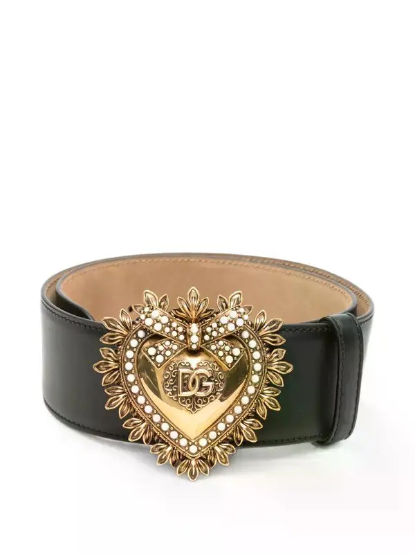 Dolce & Gabbana Devotion Heart-buckle Belt