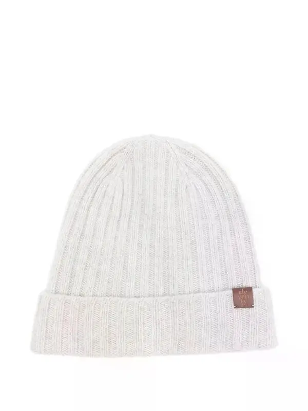 Eleventy Ribbed-knit Beanie Hat