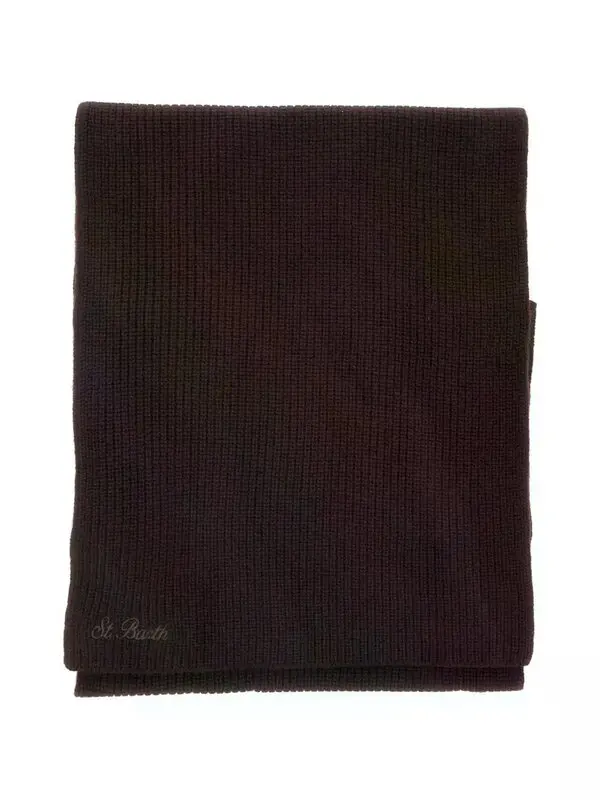 MC2 SAINT BARTH Ribbed-knit Scarf