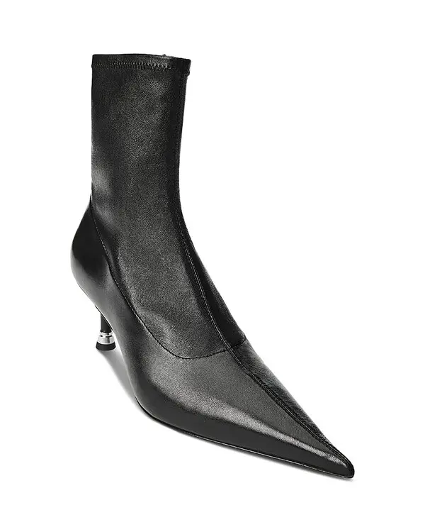 Alexander Wang Fei 65 Stretch Leather Ankle Boots