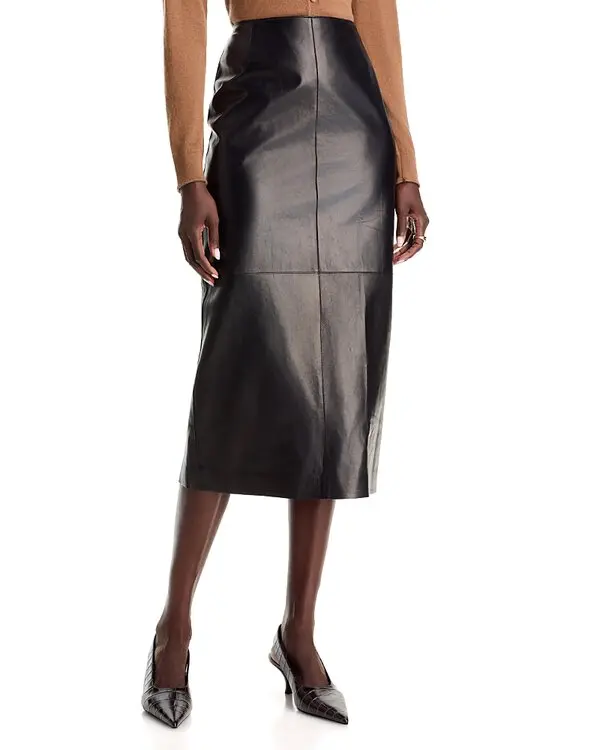 Lafayette 148 New York Maxi Pencil Skirt - Black