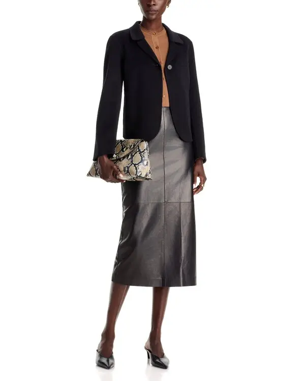 Lafayette 148 New York Wool & Cashmere Notch Lapel Blazer
