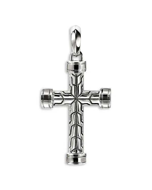 John Hardy Sterling Jh Essential Cross Pendant