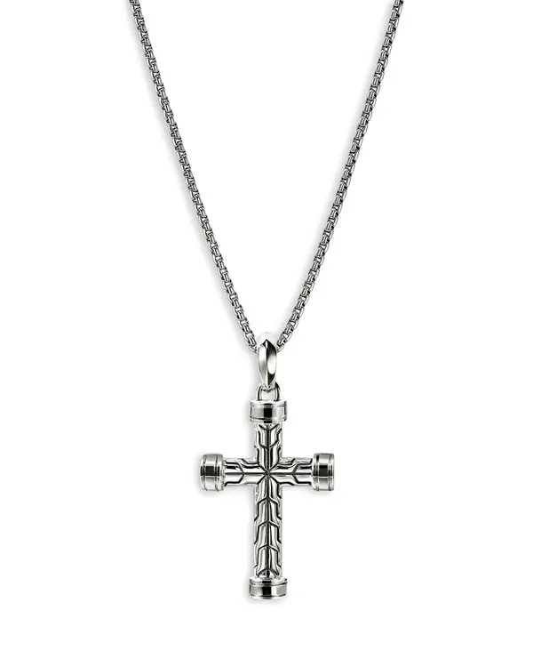 John Hardy Sterling Jh Essential Cross Pendant