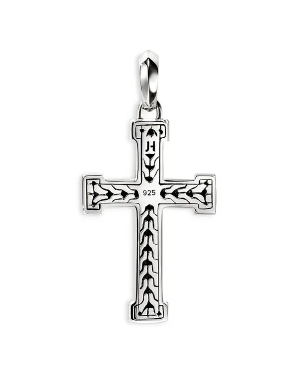 John Hardy Sterling Jh Essential Cross Pendant