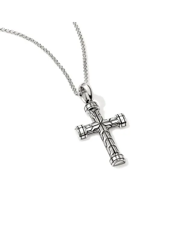 John Hardy Sterling Jh Essential Cross Pendant