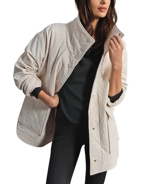 RHONE Monterey Quilted Funnel Neck Jacket