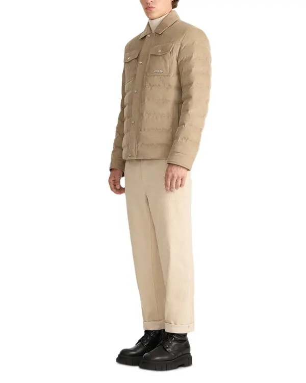 Mackage Cohen Corduroy Quilted Down Jacket - Light Camel