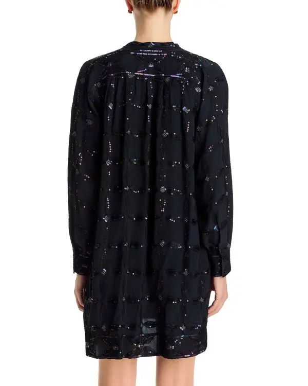 Johnny Was Loryie Sequinned Shift Dress