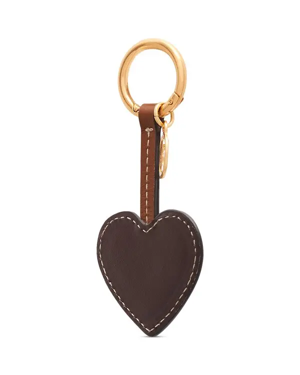 Gerard Darel Atout Coeur Heart Leather Key Chain