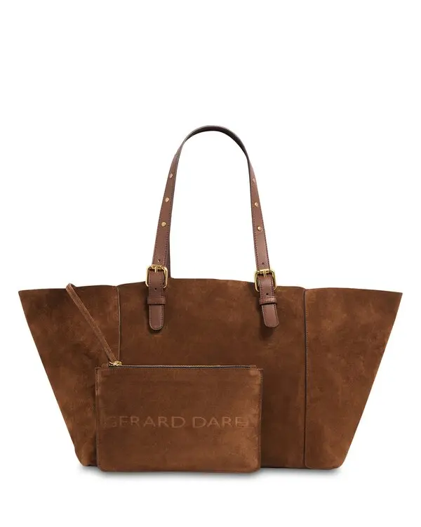 Gerard Darel Simple Suede Tote Bag