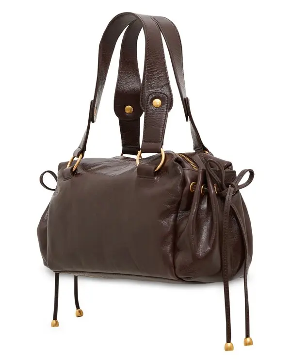 Gerard Darel Grace Leather Shoulder Bag - Acacia
