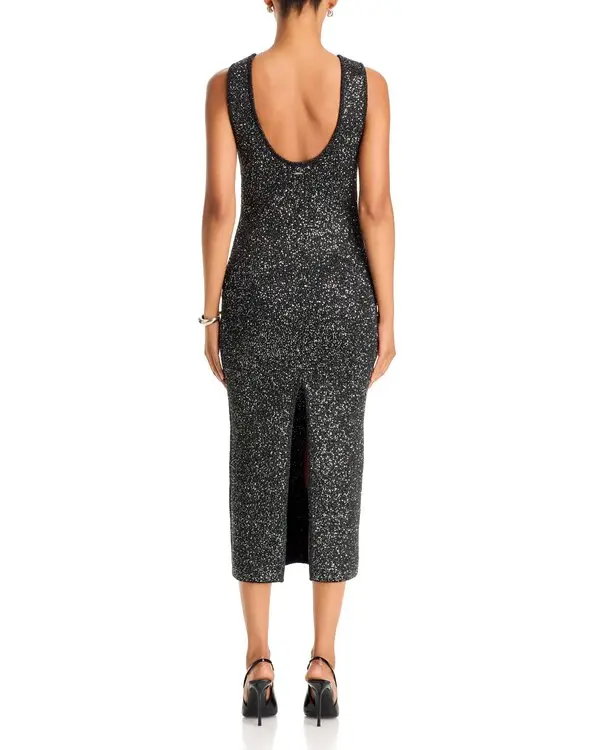TOCCIN Cleo Knit Midi Dress - Onyx