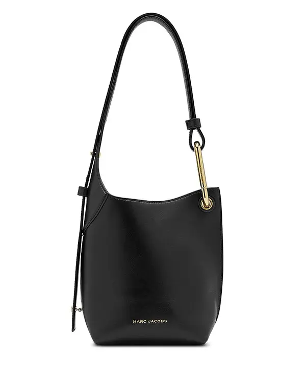 Marc Jacobs The Juliette Small Leather Bucket Bag - Black