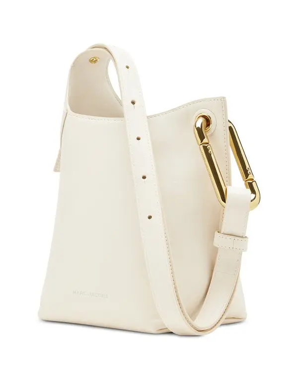 Marc Jacobs The Juliette Small Leather Bucket Bag - Cloud White