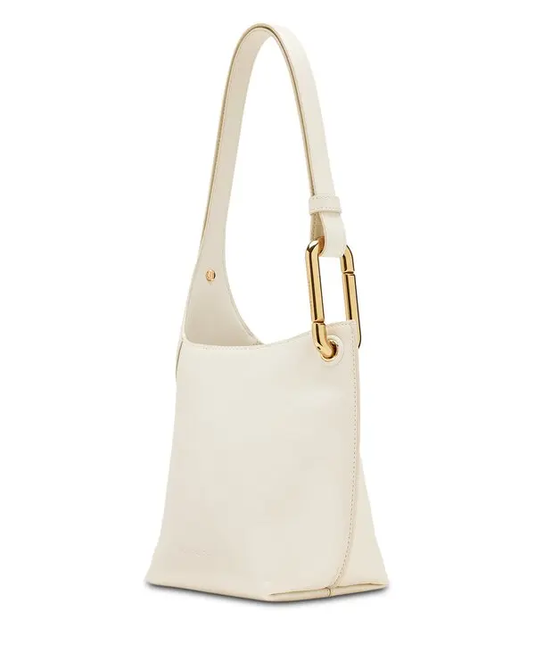 Marc Jacobs The Juliette Small Leather Bucket Bag - Cloud White