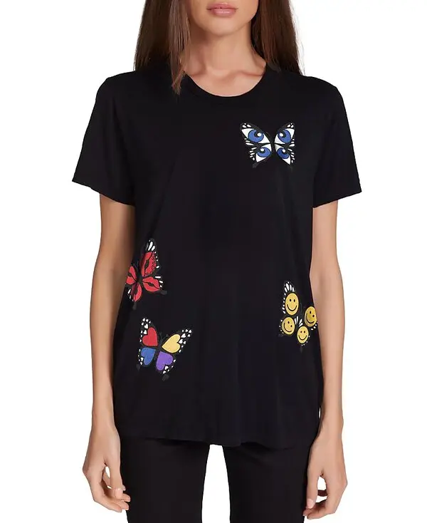Lauren Moshi Wolf X Butterfly Tee