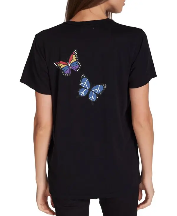Lauren Moshi Wolf X Butterfly Tee