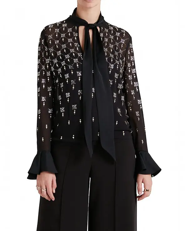 TEMPERLEY LONDON Gallantry Blouse - Black