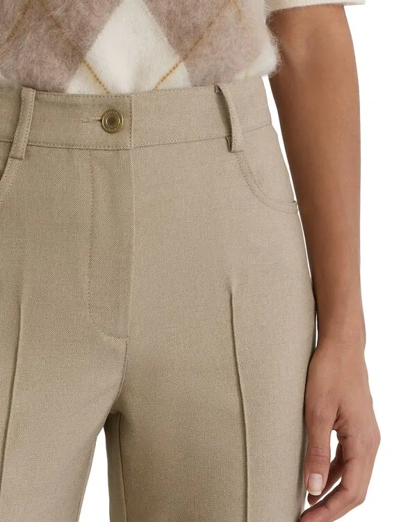 REISS Sofia Mid Rise Flare Leg Pants