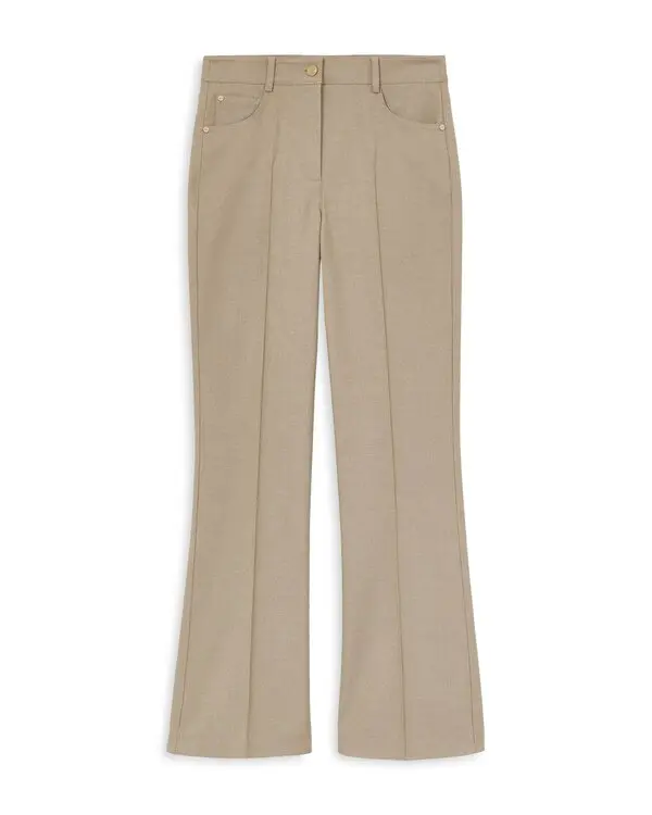 REISS Sofia Mid Rise Flare Leg Pants