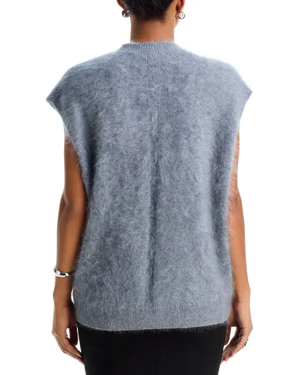 Rag & Bone Jada Brushed Cashmere Mock Neck Vest
