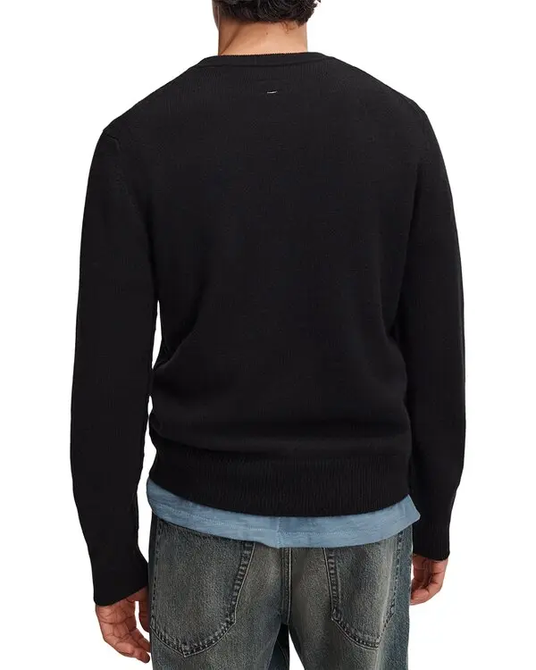 Rag & Bone Rowan Merino Wool Crewneck Sweater - Black