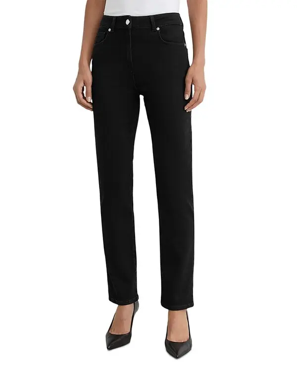 REISS Isabel Mid Rise Slim Leg Jeans