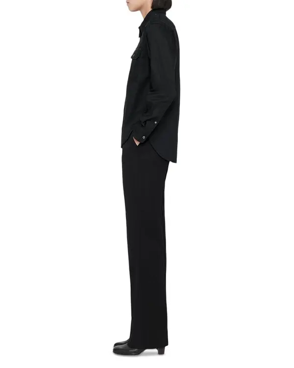 ALLSAINTS Roxanne High Rise Straight Pants
