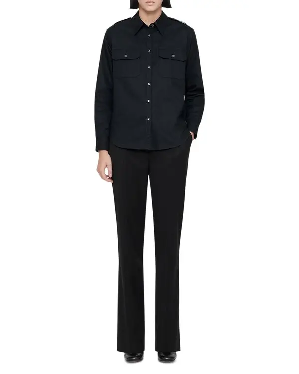 ALLSAINTS Roxanne High Rise Straight Pants
