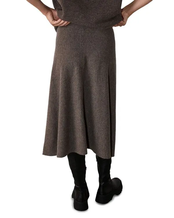 Whistles Wool Midi Skirt