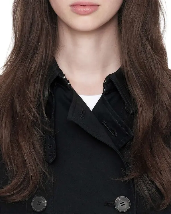 ALLSAINTS Tilda Cotton Peacoat