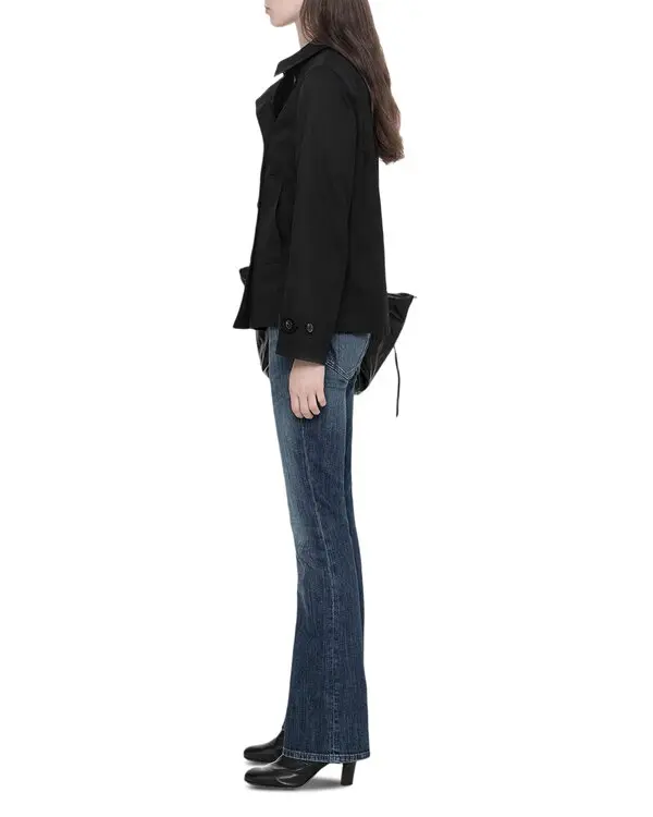 ALLSAINTS Tilda Cotton Peacoat