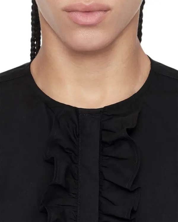 ALLSAINTS Amara Ruffle Trim Shirt