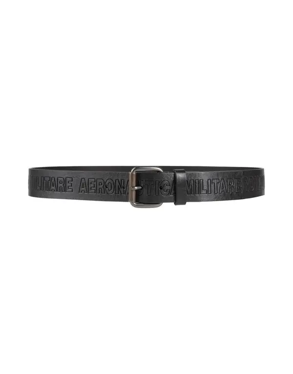 AERONAUTICA MILITARE Belt Size Cow Leather - Black