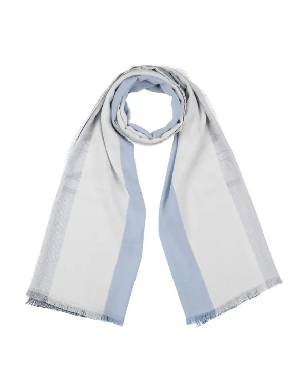 Emporio Armani Scarf Azure Polyester, Viscose