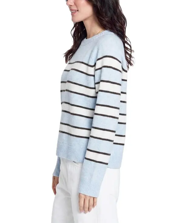 Central Park West Isla Striped Oversized Raglan Sweatshirt