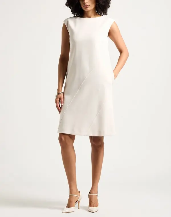 Peserico Midi Dress Size Polyester, Viscose, Cotton, Elastane