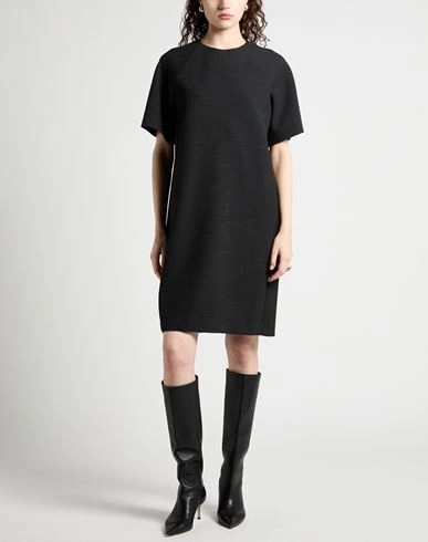 Peserico Midi Dress Charcoal Size Polyester, Viscose, Cotton, Elastane
