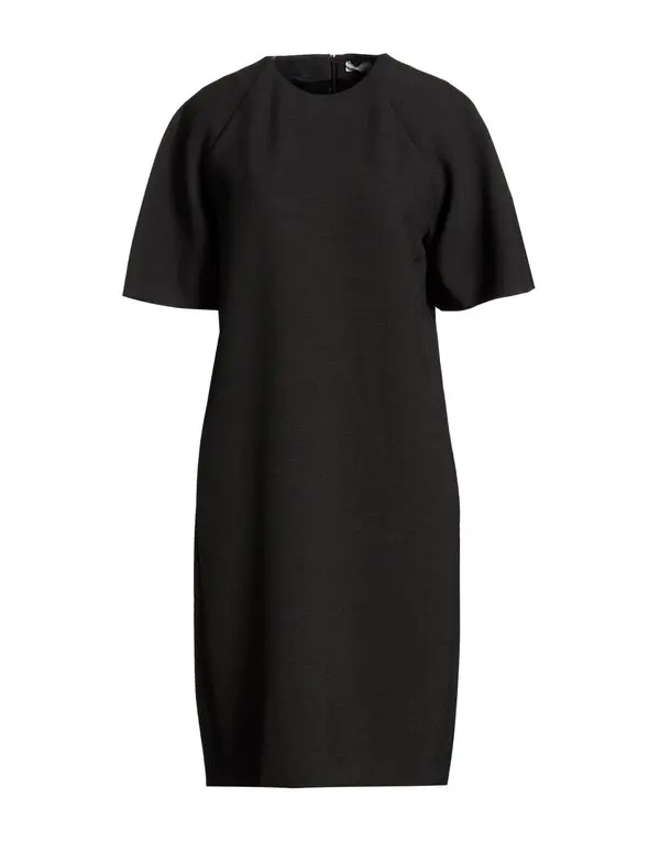 Peserico Midi Dress Charcoal Size Polyester, Viscose, Cotton, Elastane