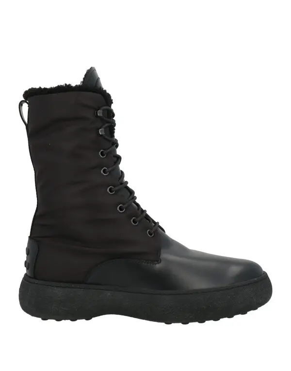 TOD'S Ankle Boots Size Leather, Nylon