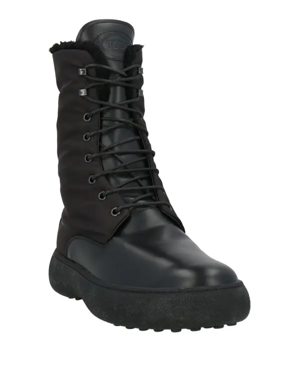 TOD'S Ankle Boots Size Leather, Nylon