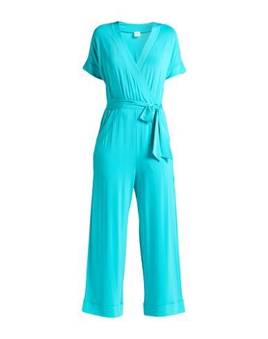 Max Mara Jumpsuit Turquoise Size Viscose, Elastane - Blue