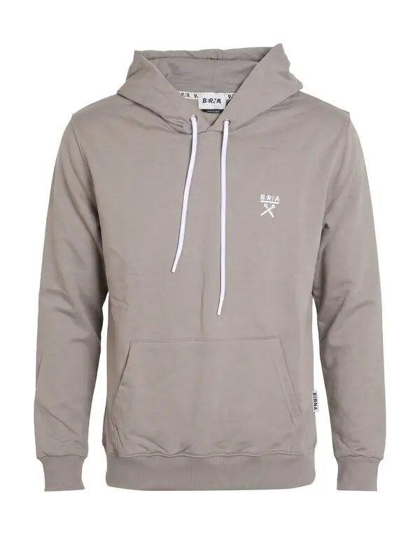 BERNA Sweatshirt Size Cotton, Polyester - Grey