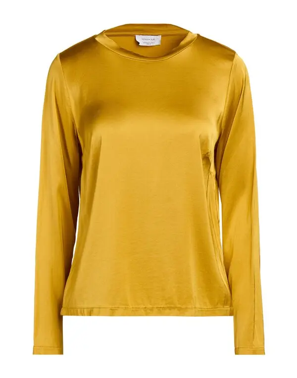 DANIELE FIESOLI Top Size Viscose, Elastane - Yellow
