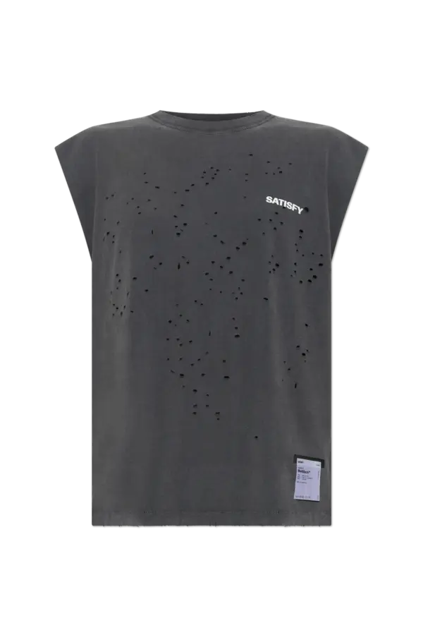 Satisfy Mothtech’ Logo T-shirt - Grey