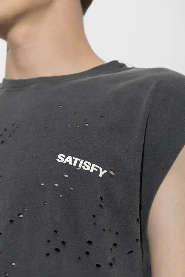 Satisfy Mothtech’ Logo T-shirt - Grey