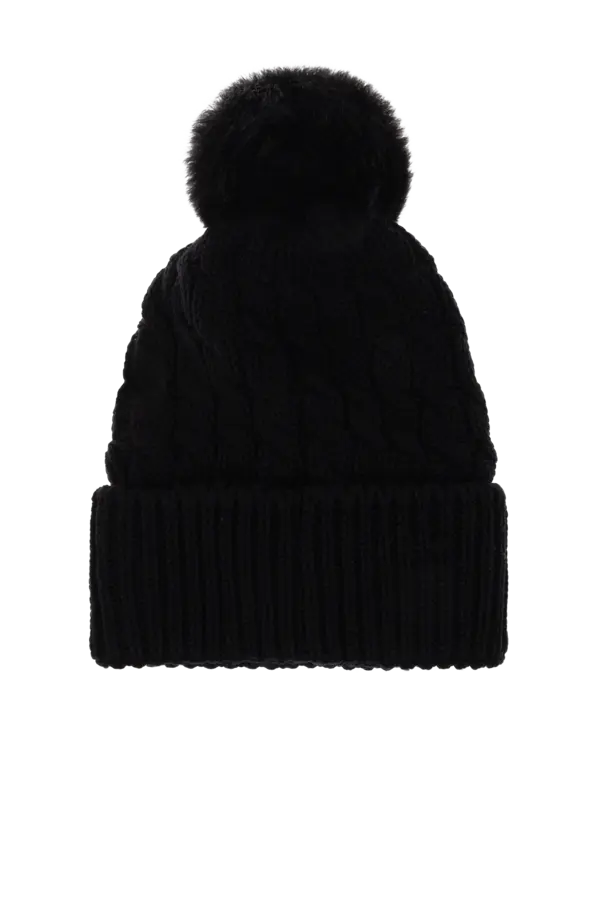 Moncler Après-ski Wool Beanie - Black