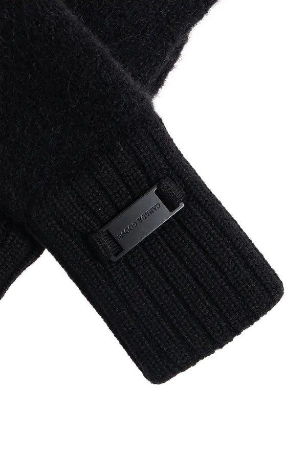 Canada Goose Gloves With Logo - Black